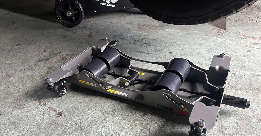Marastar Tire Lift Caddy: A Tire Changing Back Saver | Review | OVR Mag