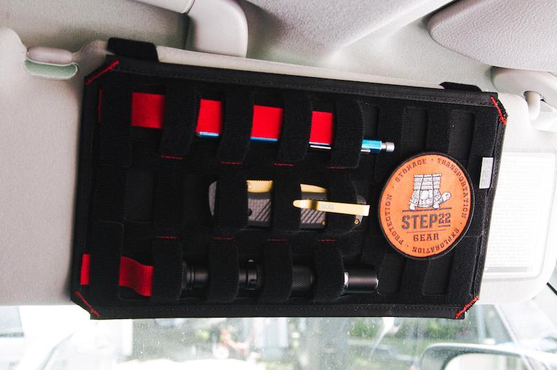 The REEF Visor Panel Houses Your Smaller On-the-Road Essentials ...