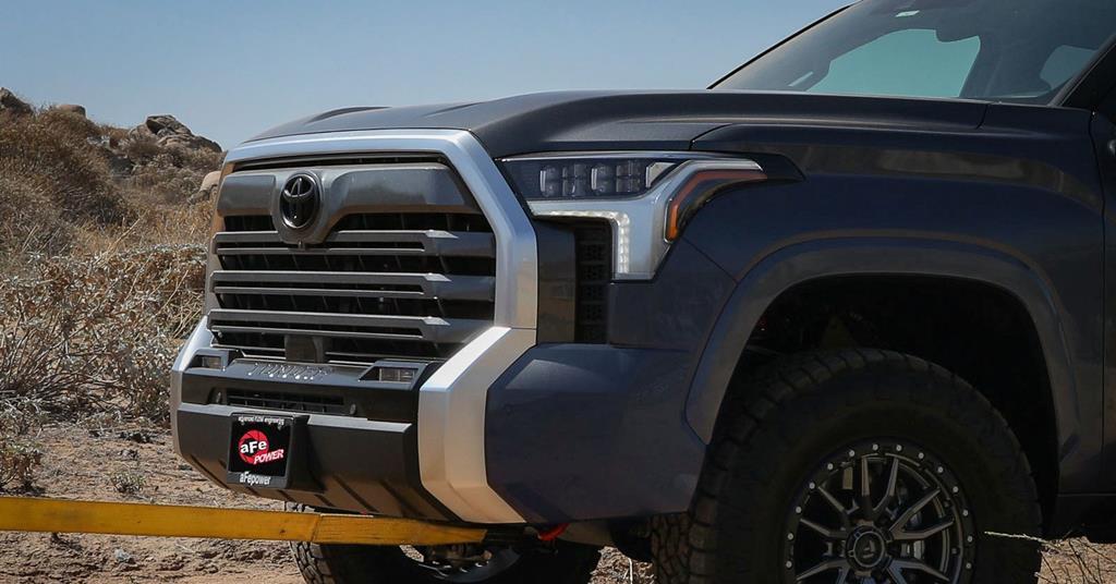 aFe Control Red Front Tow Hook | Vehicle Gear | OVR Mag