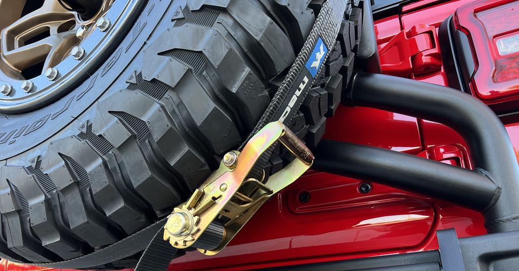 Boards Aboard: Installing Overland Kitted's Spare Tire Accessory ...