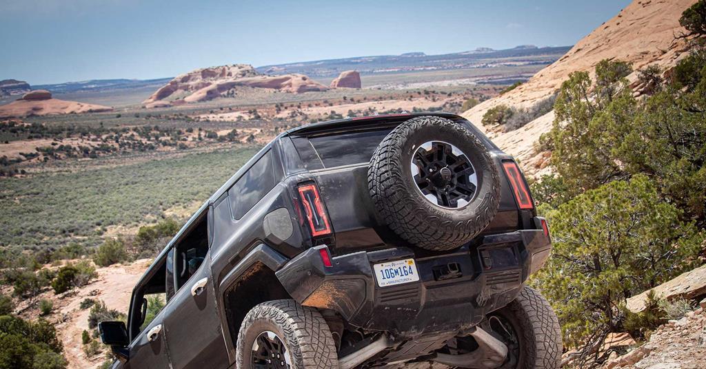 EV Off-Roading in Moab: Tackling the Trail in a Hummer EV SUV | Vehicle ...