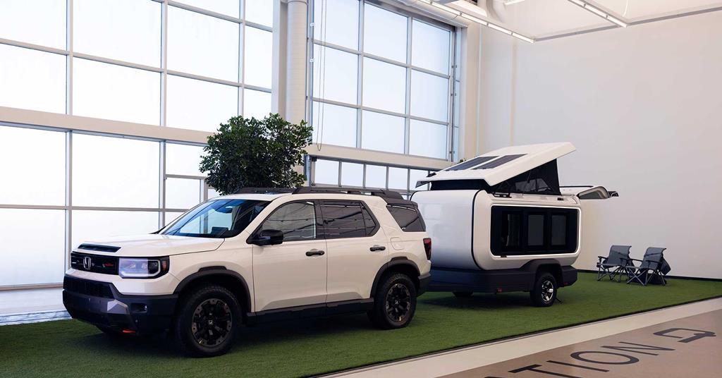 Honda Base Station Prototype: Compact Travel Trailer for CR-V, RAV4 ...