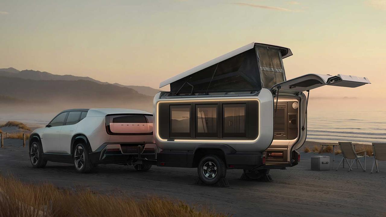 Honda Base Station Prototype: Compact Travel Trailer for CR-V, RAV4 ...