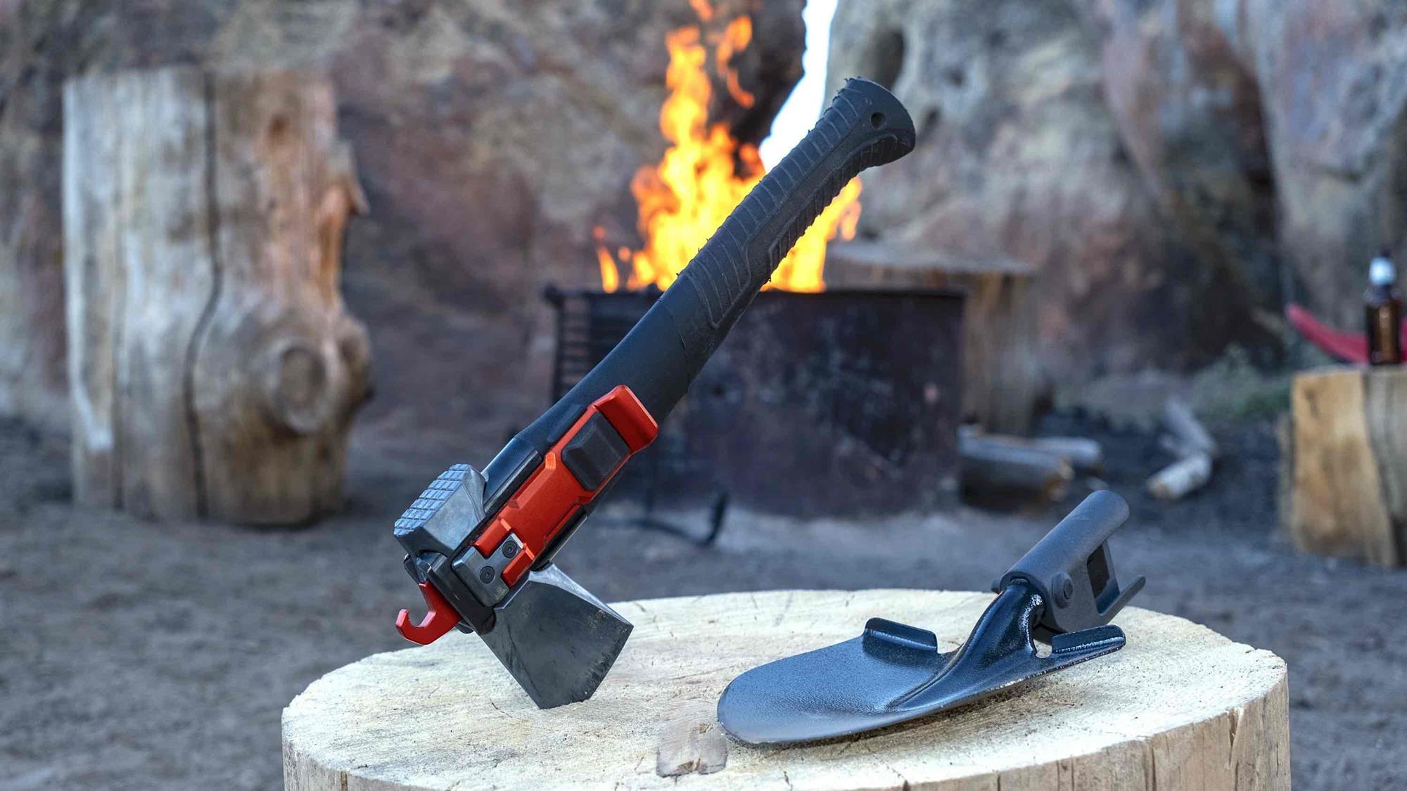 Adventure Mate V3 Mega Multitool Combines Axe, Saw, Shovel, Hammer and ...