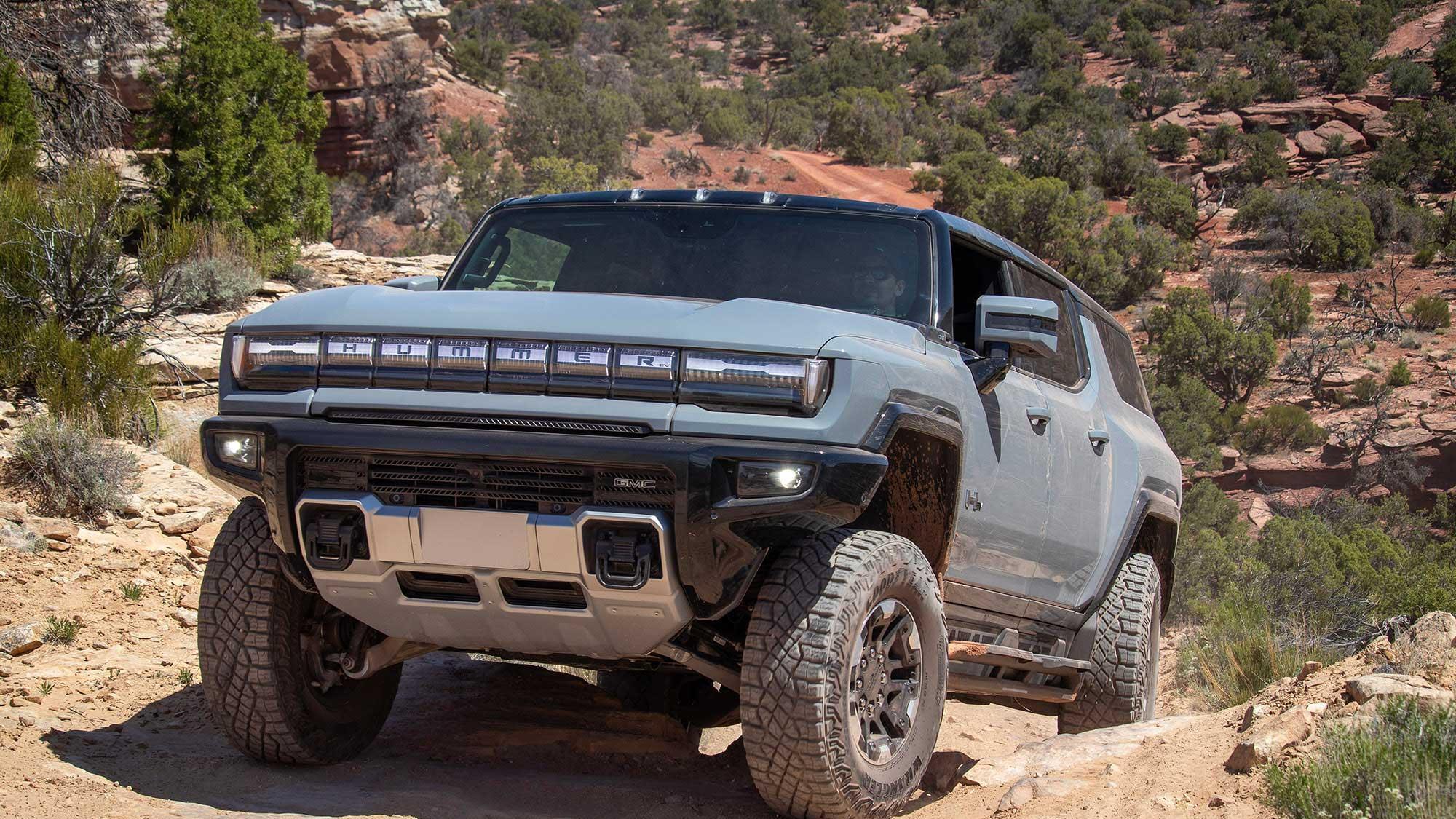 EV Off-Roading in Moab: Tackling the Trail in a Hummer EV SUV | Vehicle ...