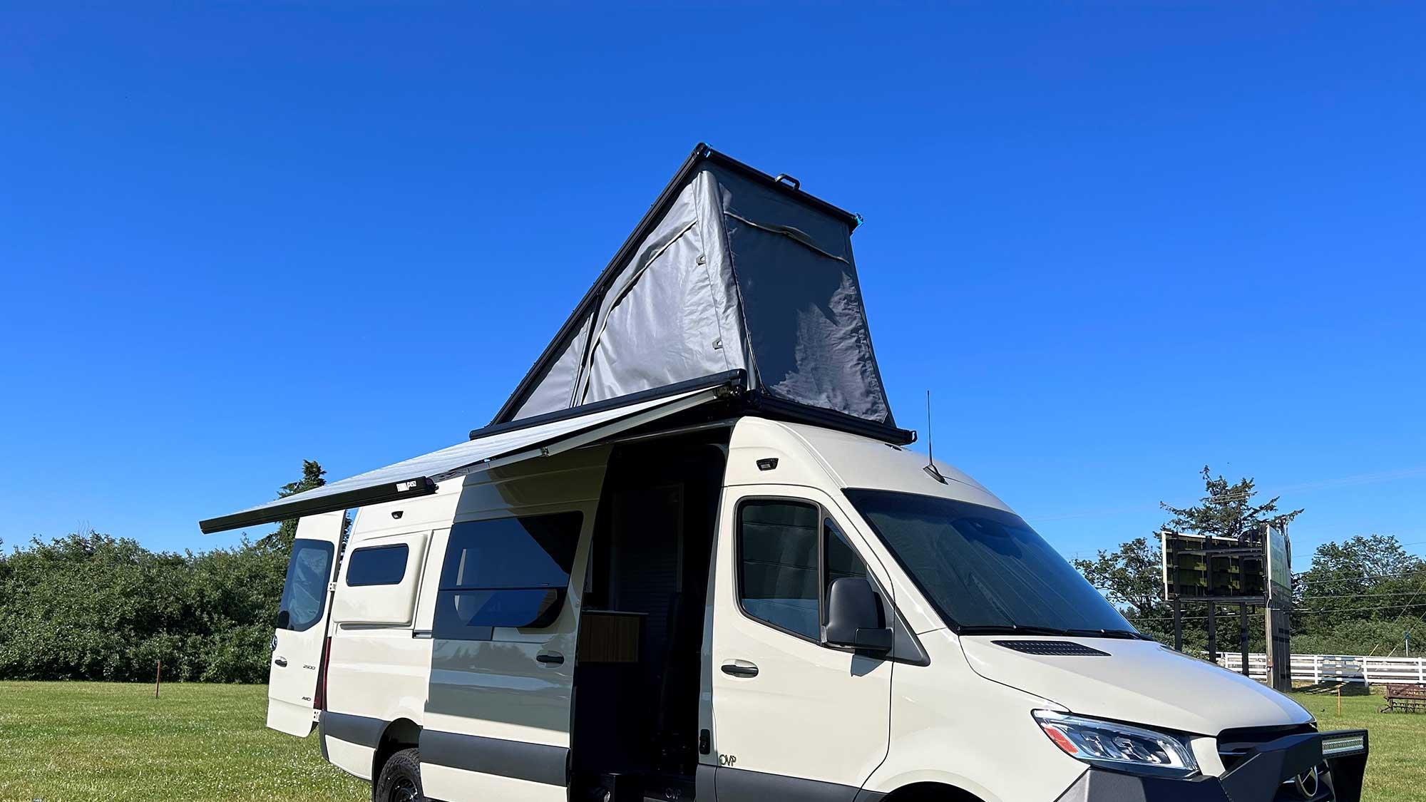 Super Pacific Introduces Cloud Cap Integrated Pop-Top & Gear Mounting Platform for Van Explorers ...