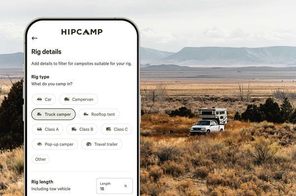 Hipcamp Adds Car Camping, Rooftop Tent & Truck Camper Search Filters ...