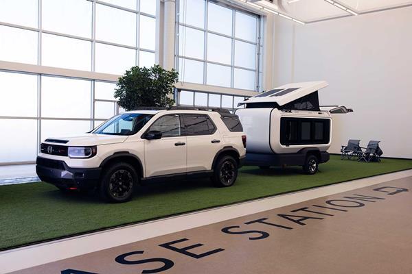 Honda Base Station Prototype: Compact Travel Trailer for CR-V, RAV4 ...