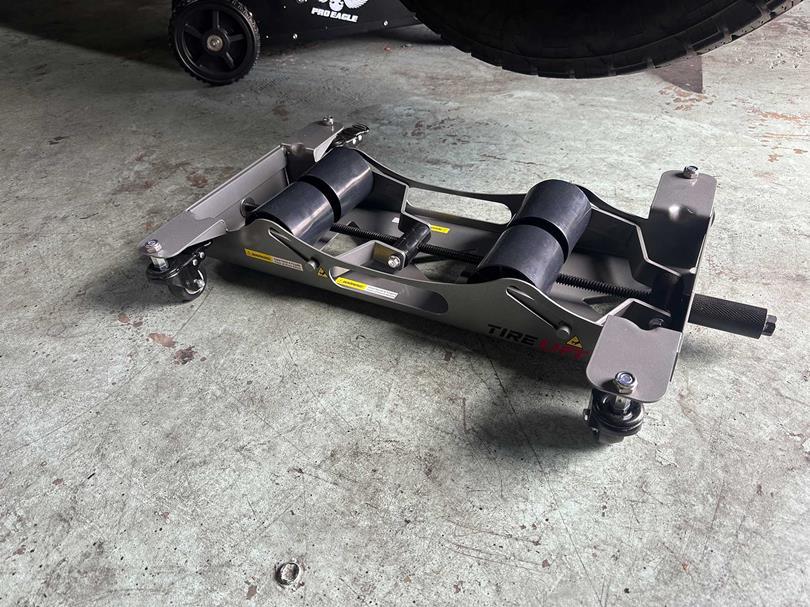 Marastar Tire Lift Caddy: A Tire Changing Back Saver | Review | OVR Mag