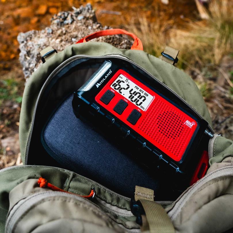 Midland ER310PRO Hand Crank Emergency Radio - Bluetooth, Power Bank ...