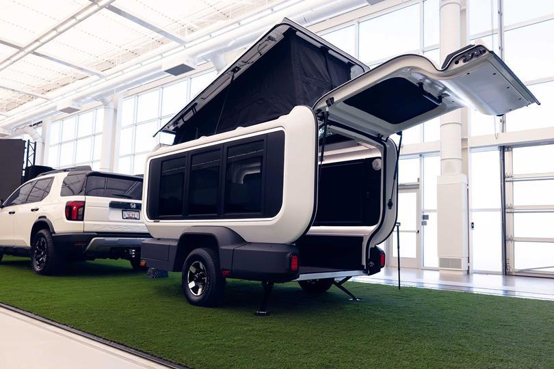 Honda Base Station Prototype: Compact Travel Trailer for CR-V, RAV4 ...